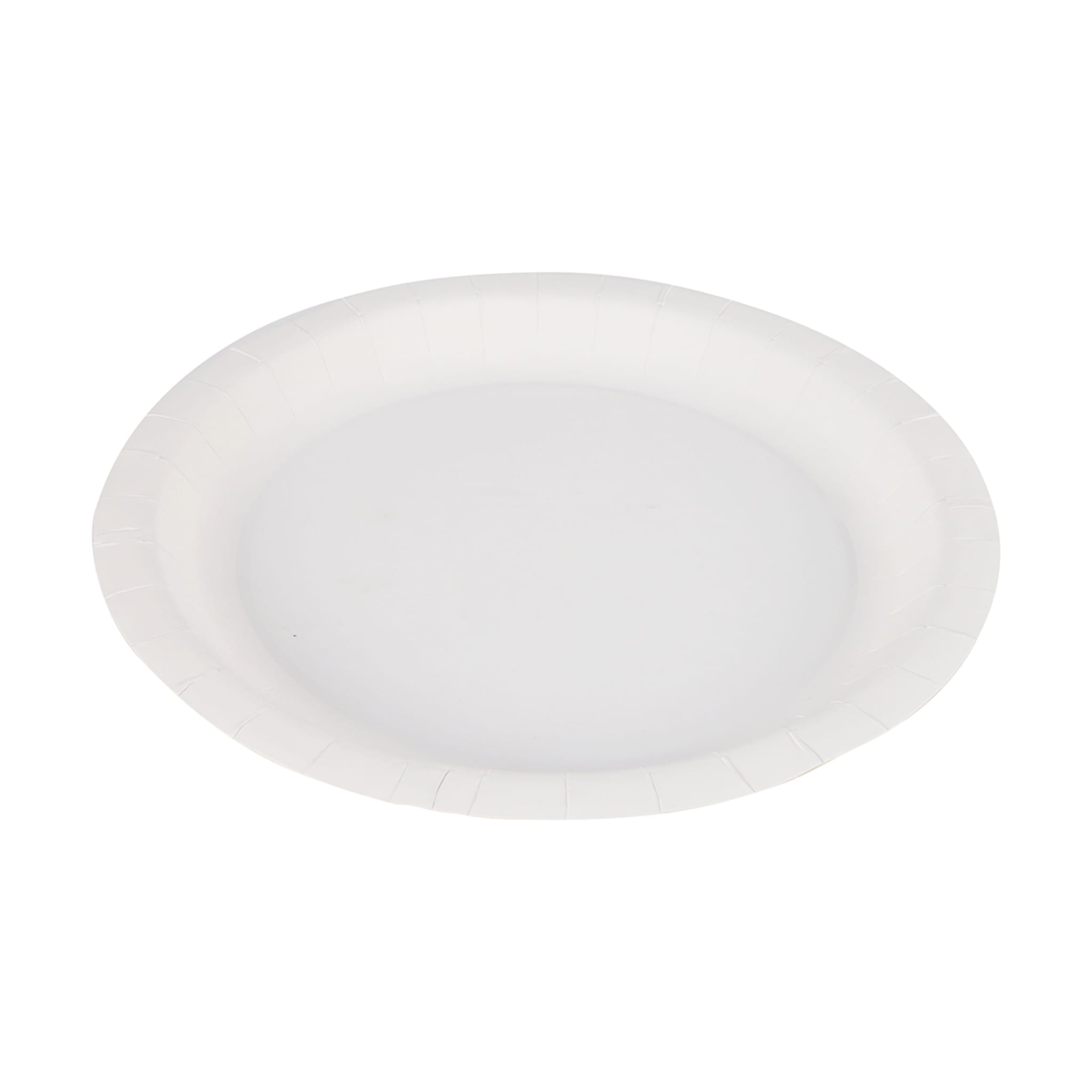 50 Piece White Round Paper Plates - Kmart