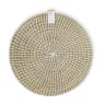 White Coil Round Placemat - Kmart