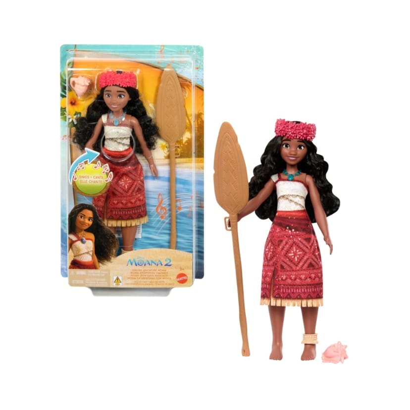 Disney Moana 2 Singing Adventure Moana Doll and Accessories Playset - Kmart