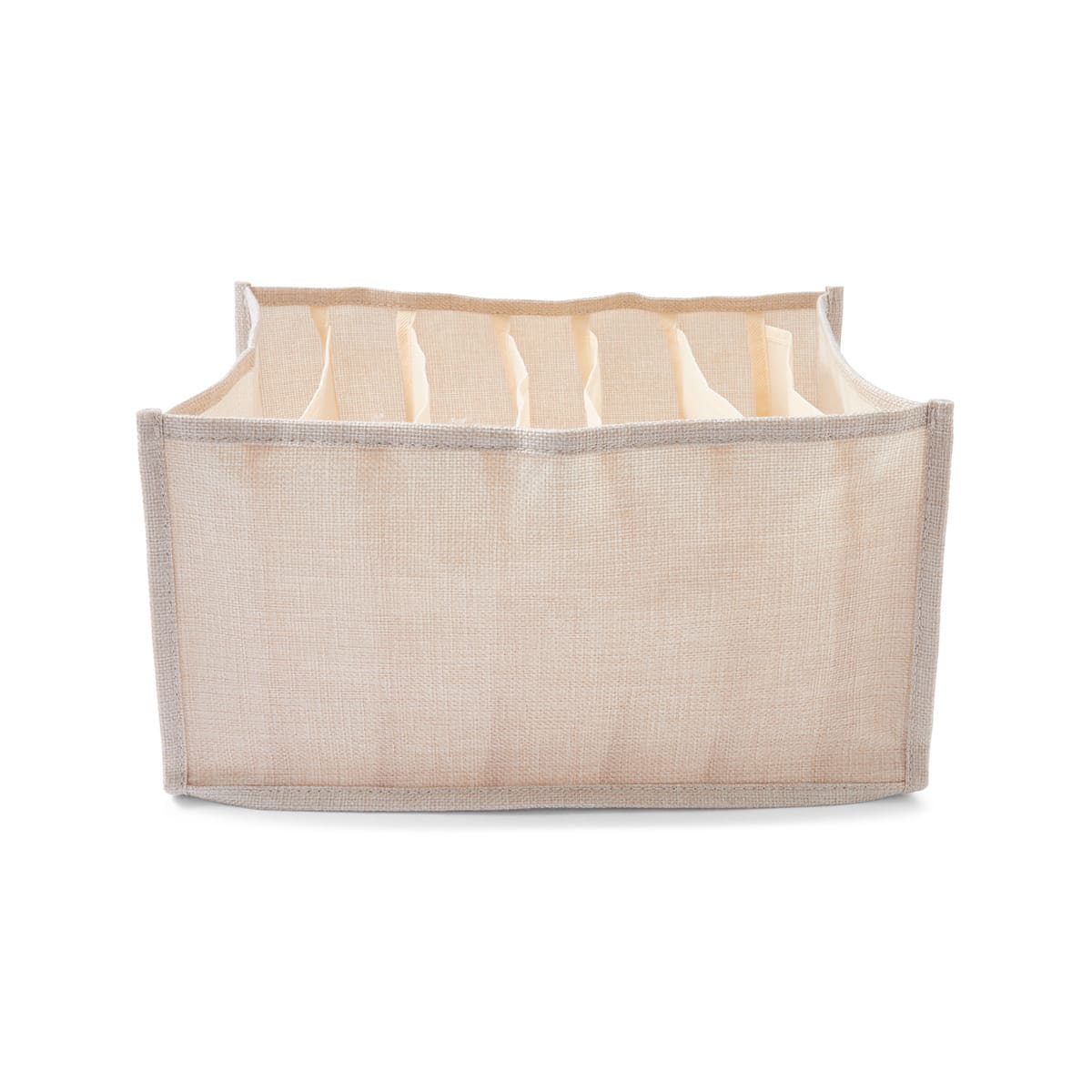 Linen Look Organiser - Wide, Beige - Kmart