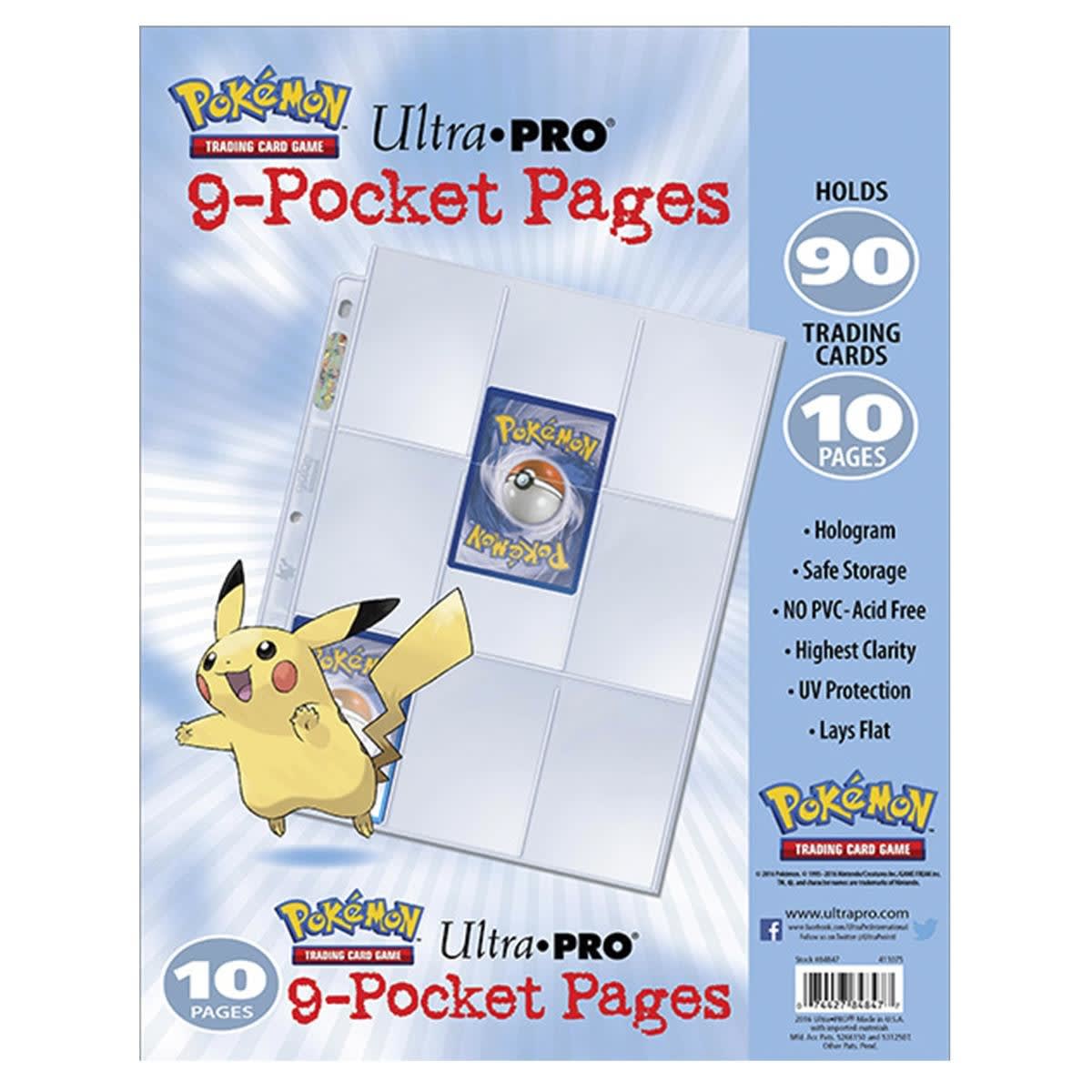 Pokemon TCG: Ultra Pro 9-Pocket Pages - Kmart