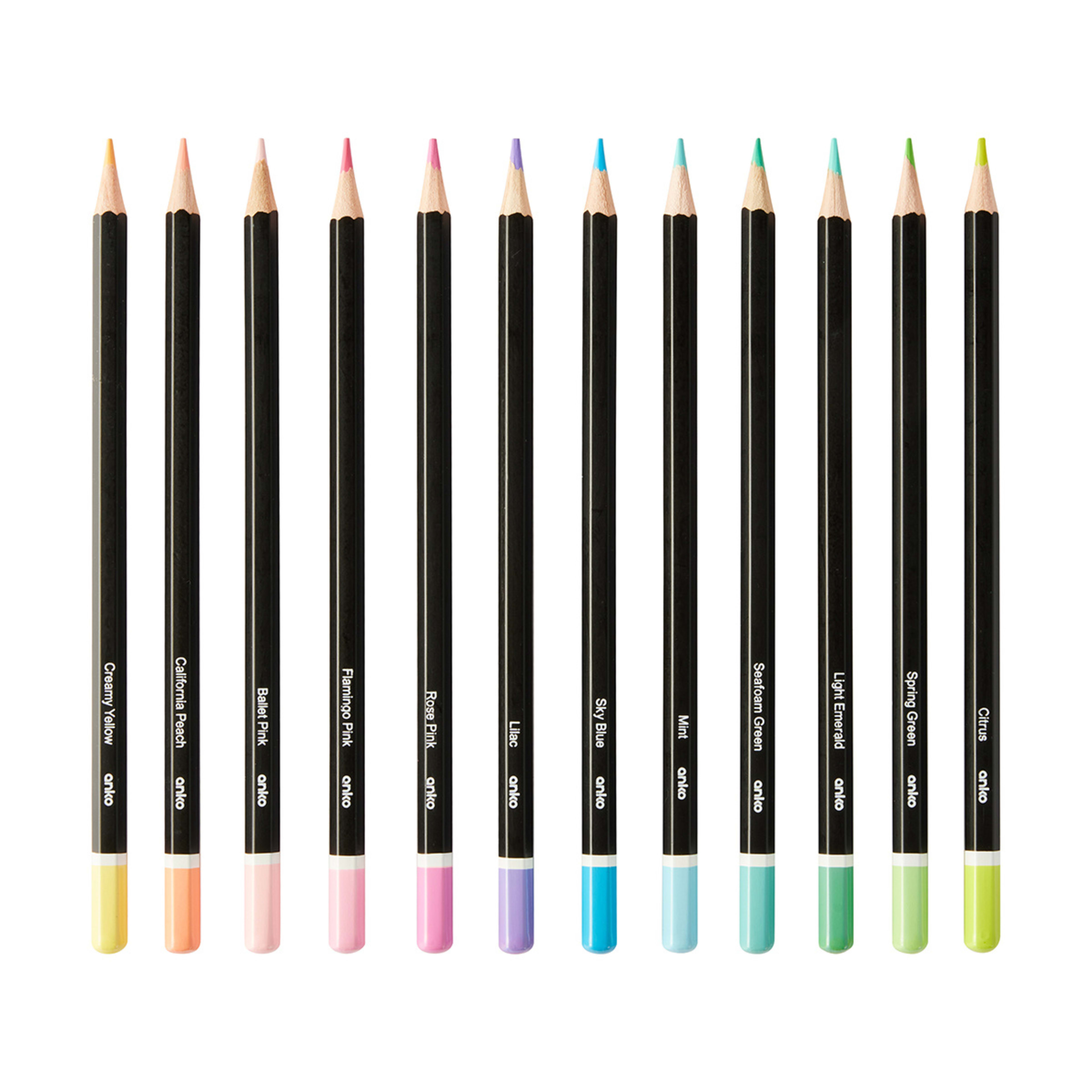 12 Pack Pastel Pencils - Kmart NZ