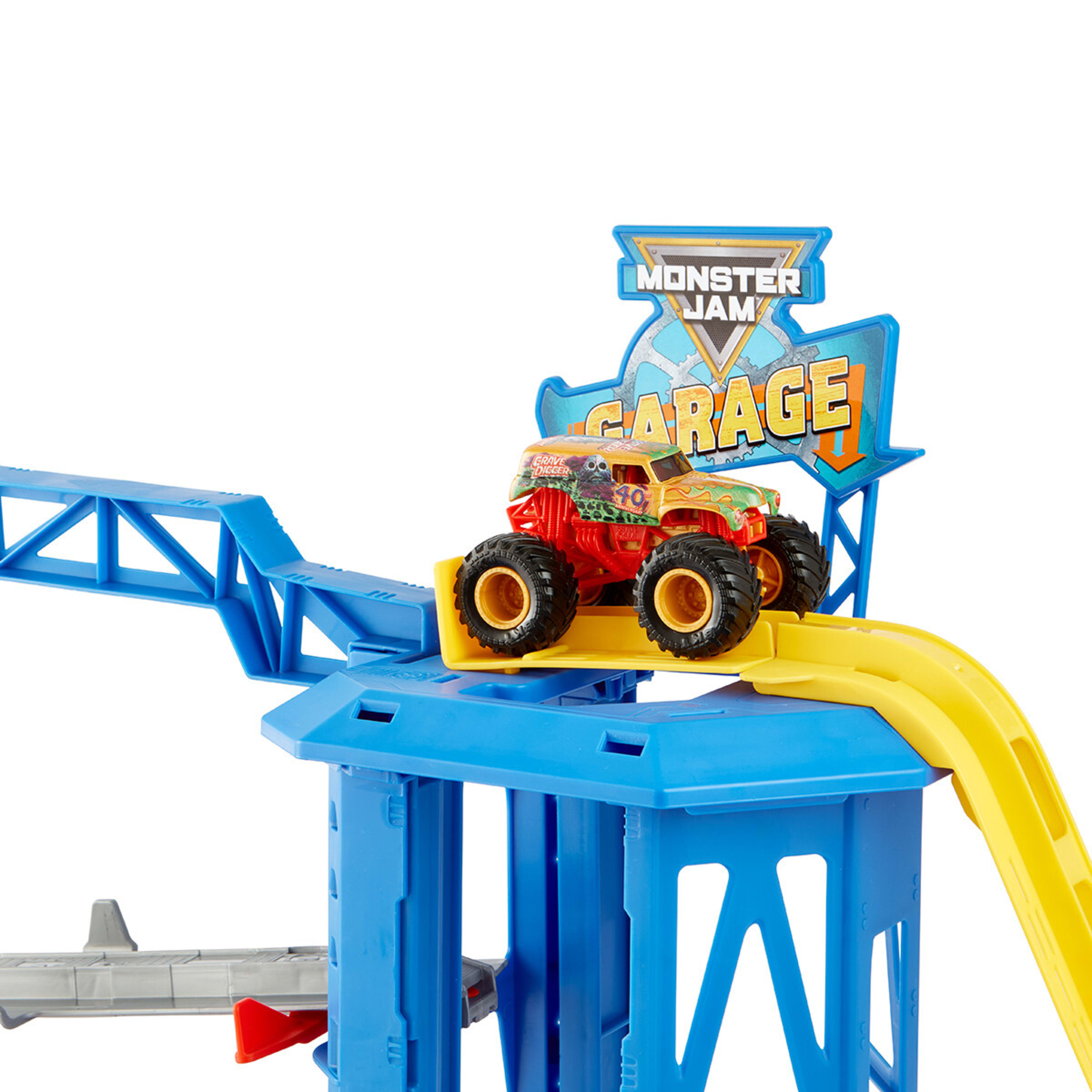 Monster Jam Garage Grave Digger Playset - Kmart