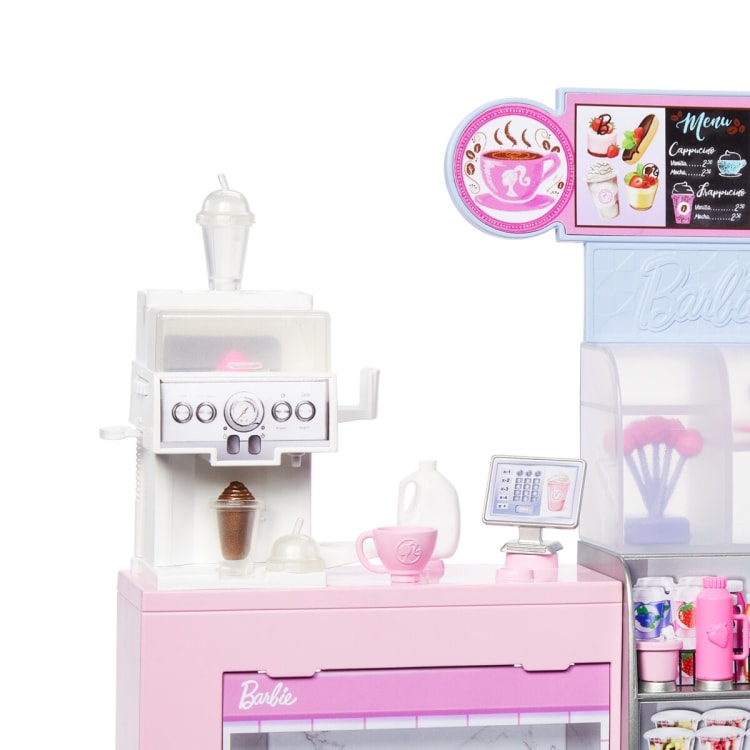 Barbie Coffee Shop Playset with Blonde Barista Doll - Kmart