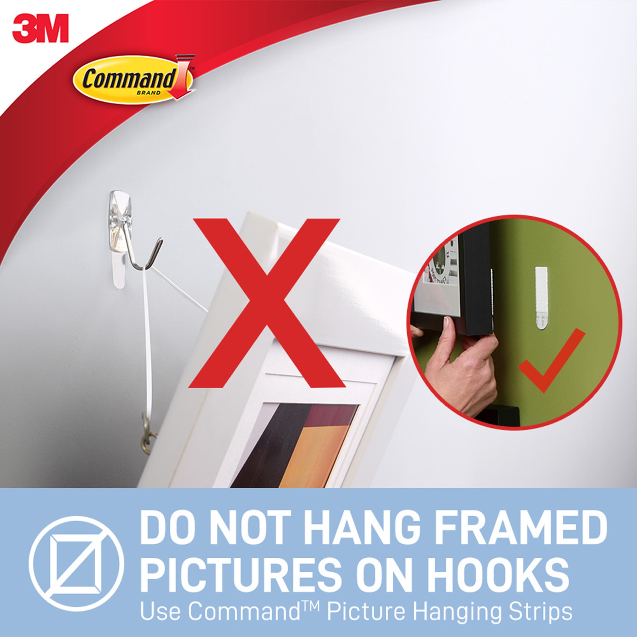 3M Command Hooks and Strips- Clear, Set of 3 - Kmart