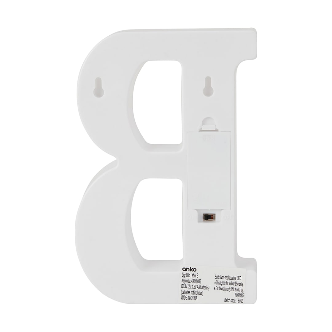 Light Up Letter - B - Kmart