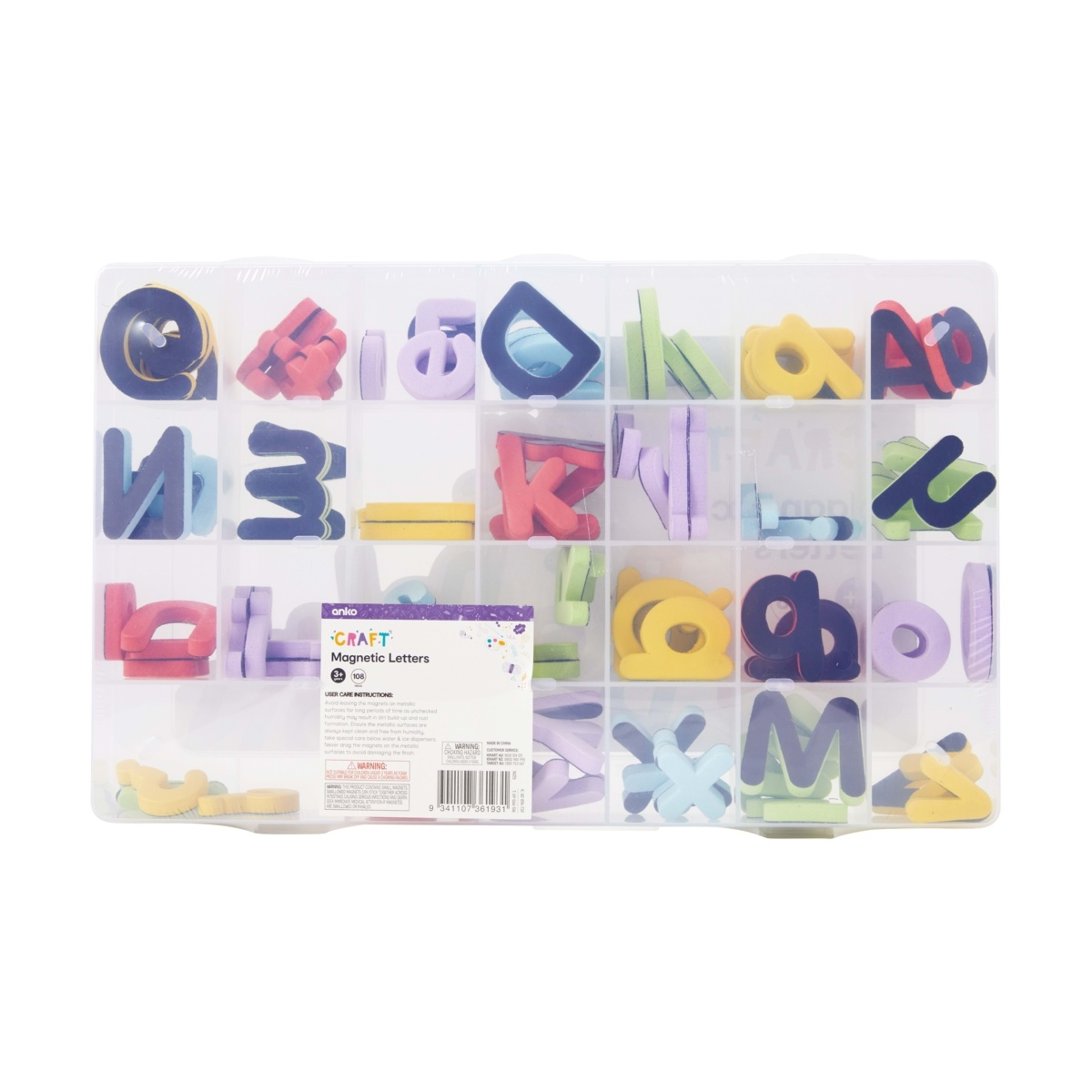 Magnetic Letters Set - Kmart
