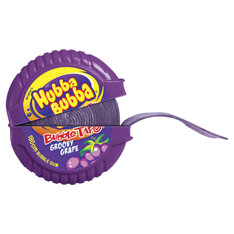 Hubba Bubba Gum Tape Grape 56g - Kmart