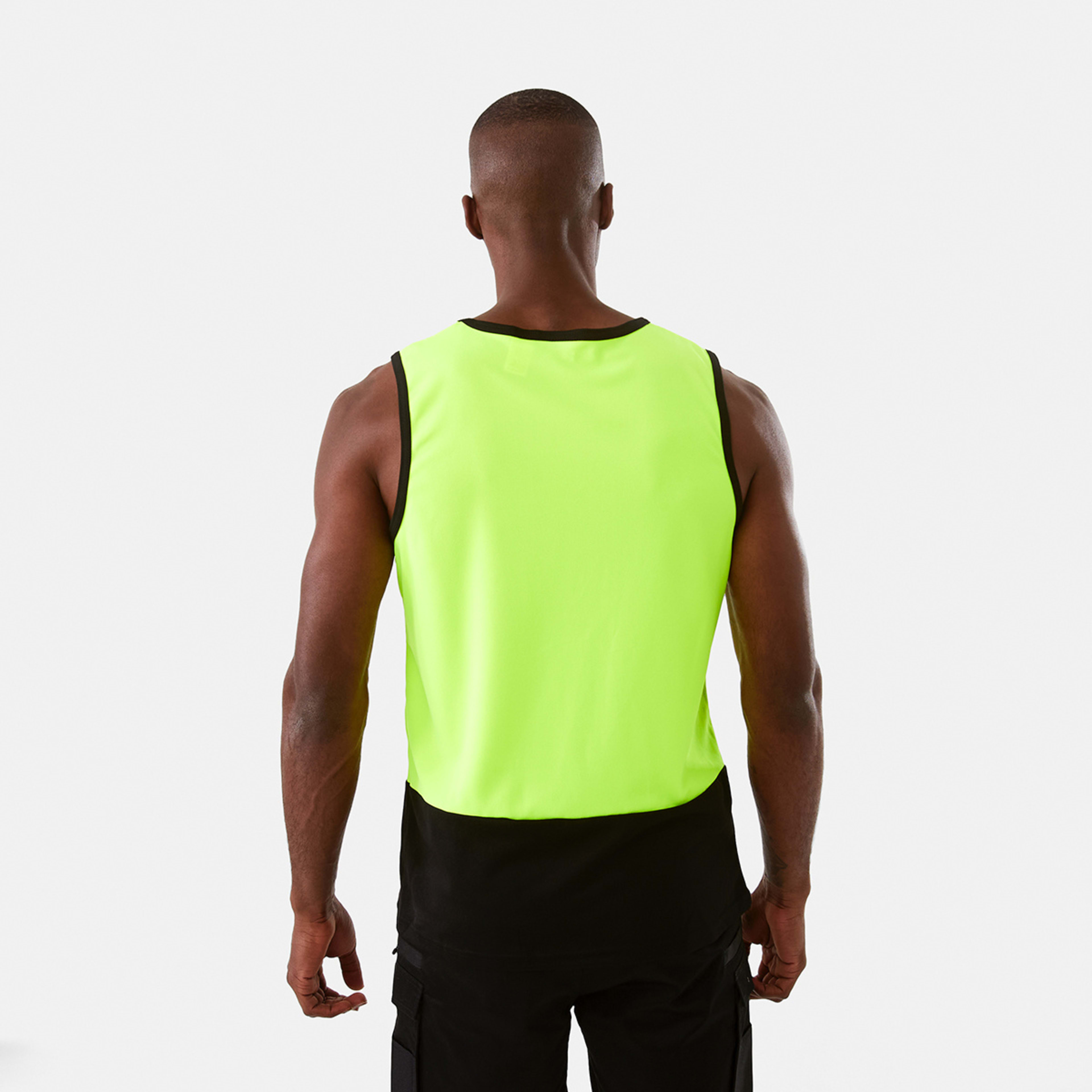 Workwear Fluorescent Industrial Singlet - Kmart