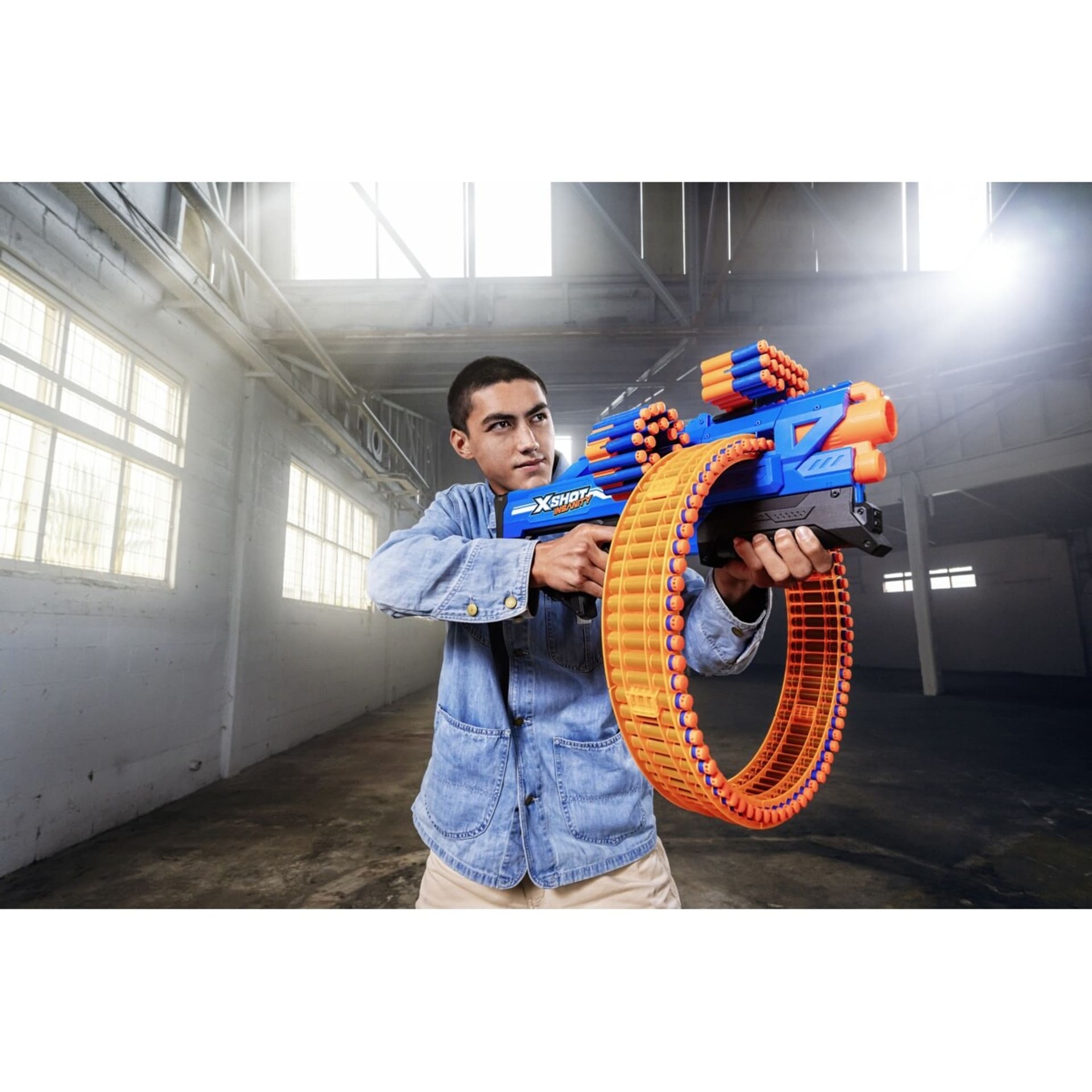 Zuru X-Shot Insanity Mad Mega Barrel Blaster 72 Darts - Kmart