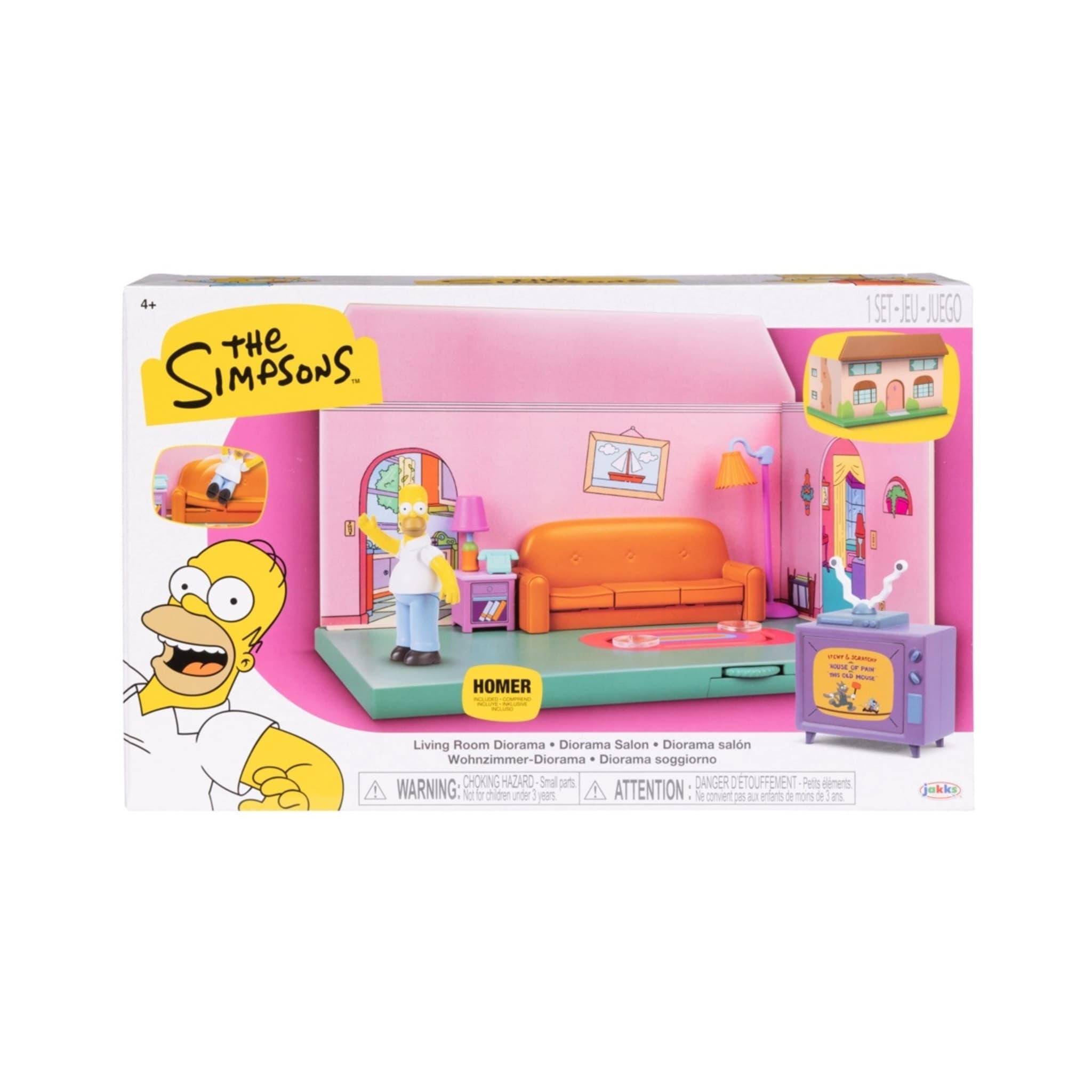 The Simpsons Living Room Dioroma Playset - Kmart