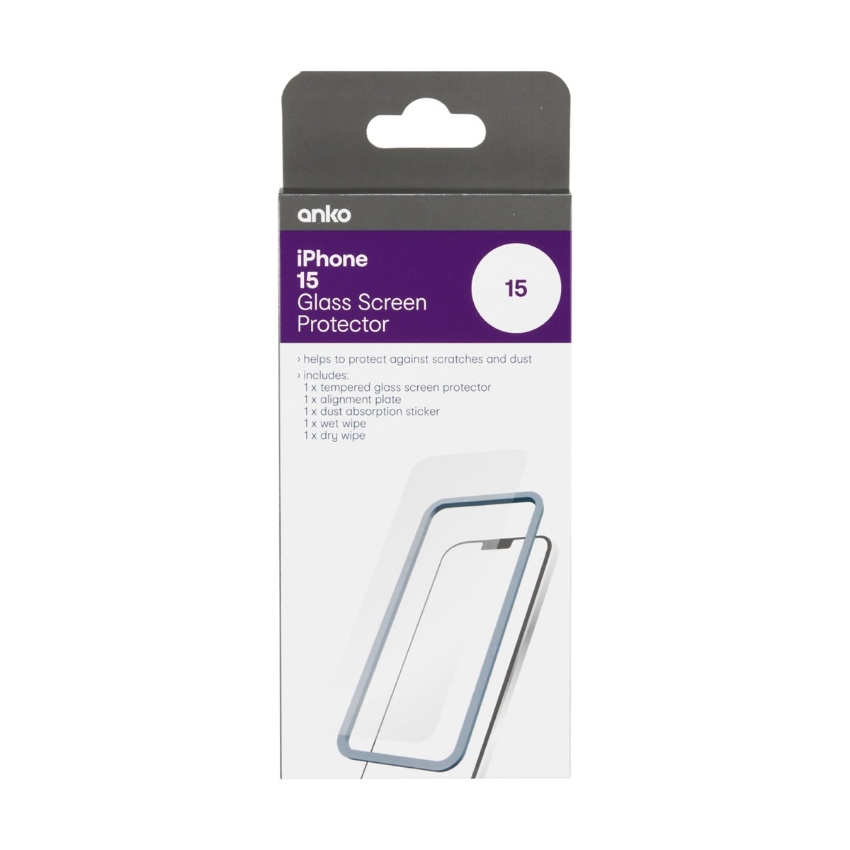 iPhone 15 Protector Glass - Kmart