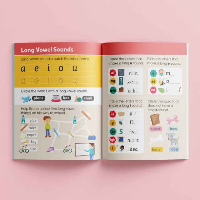 Junior Explorers: Write and Wipe Reading and Phonics Book by Louise ...