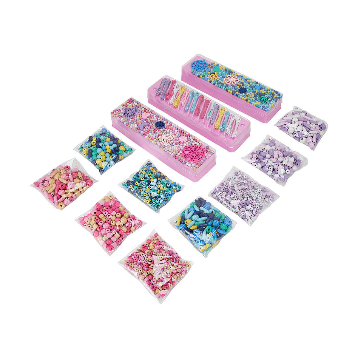 Mega Wooden Bead Set - Kmart