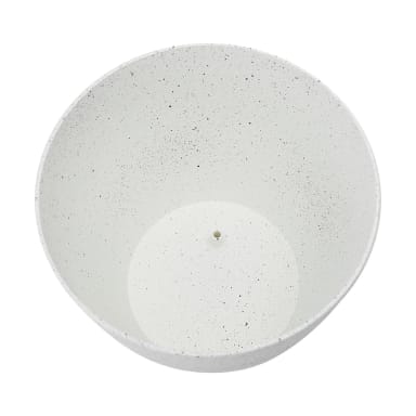 28cm Textured Pot - White - Kmart