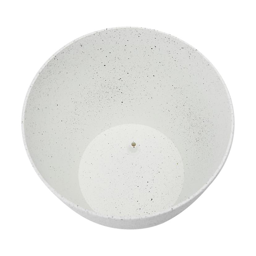 28cm Textured Pot - White - Kmart