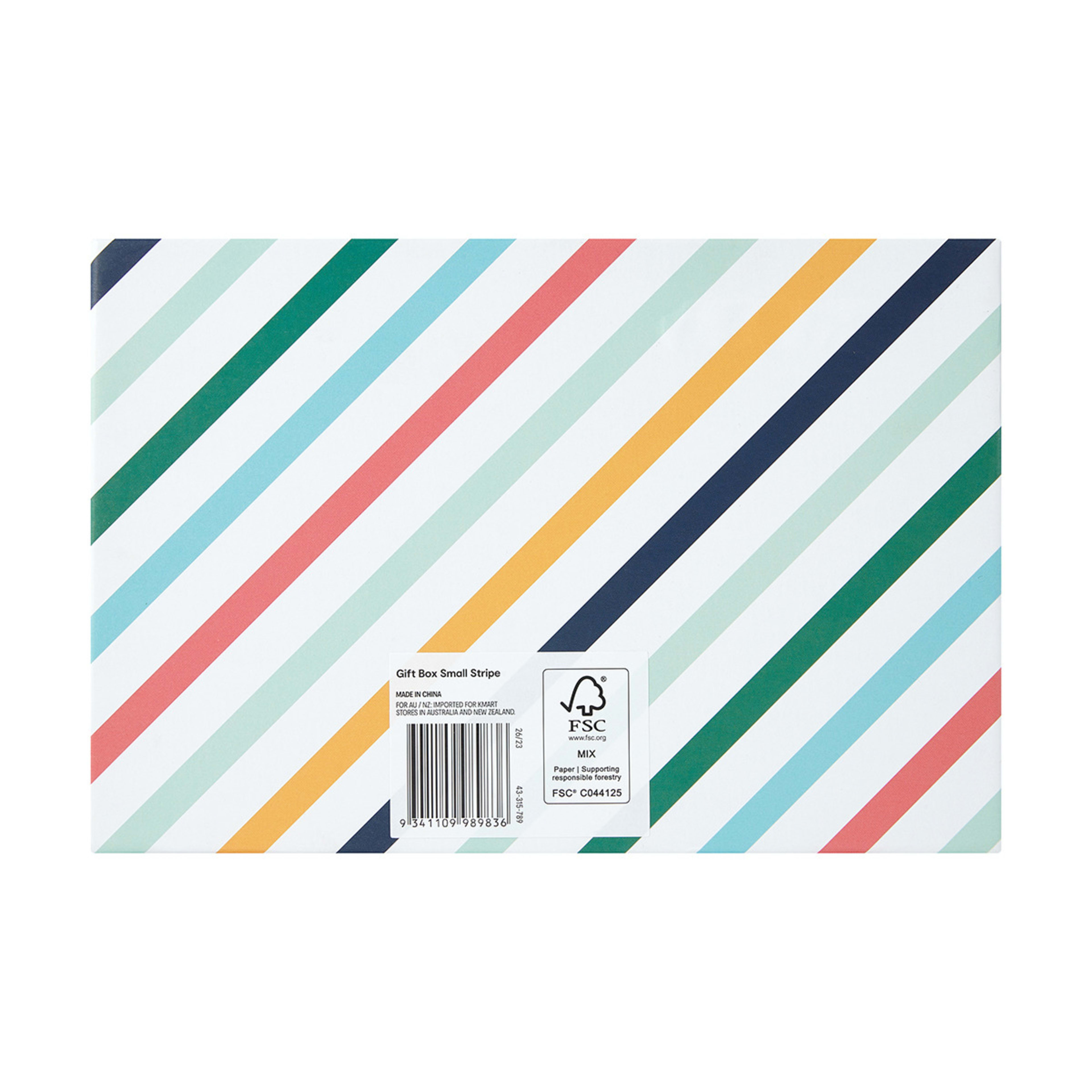 Stripe Gift Box - Small - Kmart