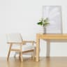 Timber Boucle Chair - Kmart NZ