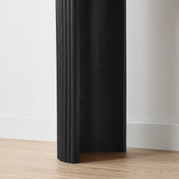 Ribbed Console Table - Black - Kmart