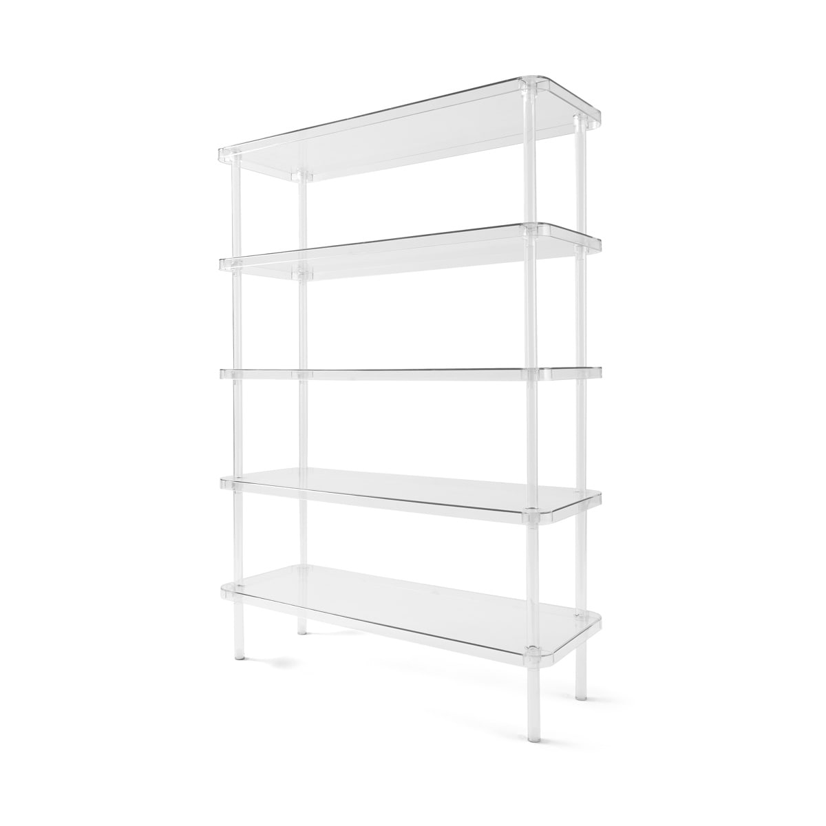 5 Tier Clear Shoe Rack - Clear - Kmart