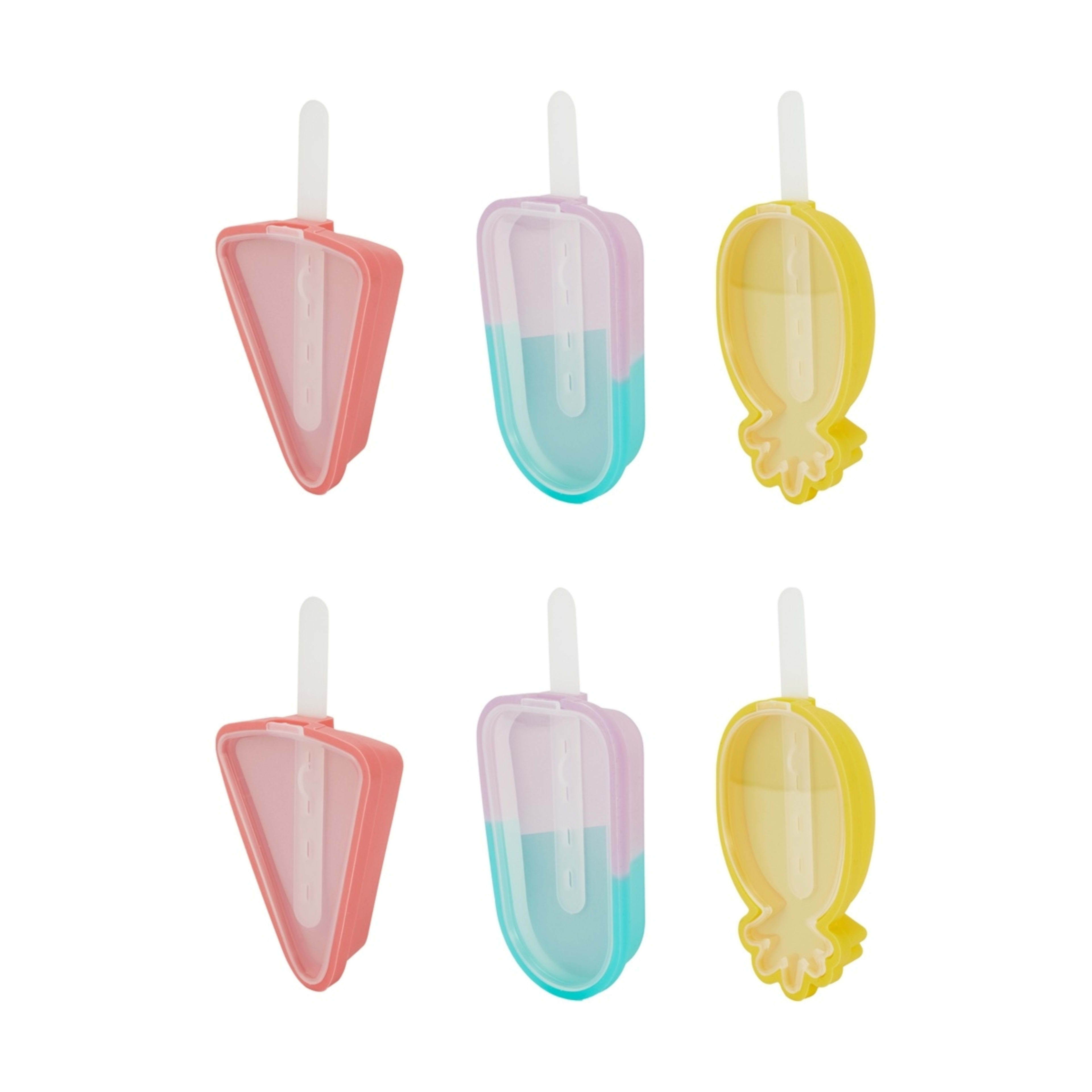 2 Pack Silicone Icy Pole Makers - Assorted - Kmart