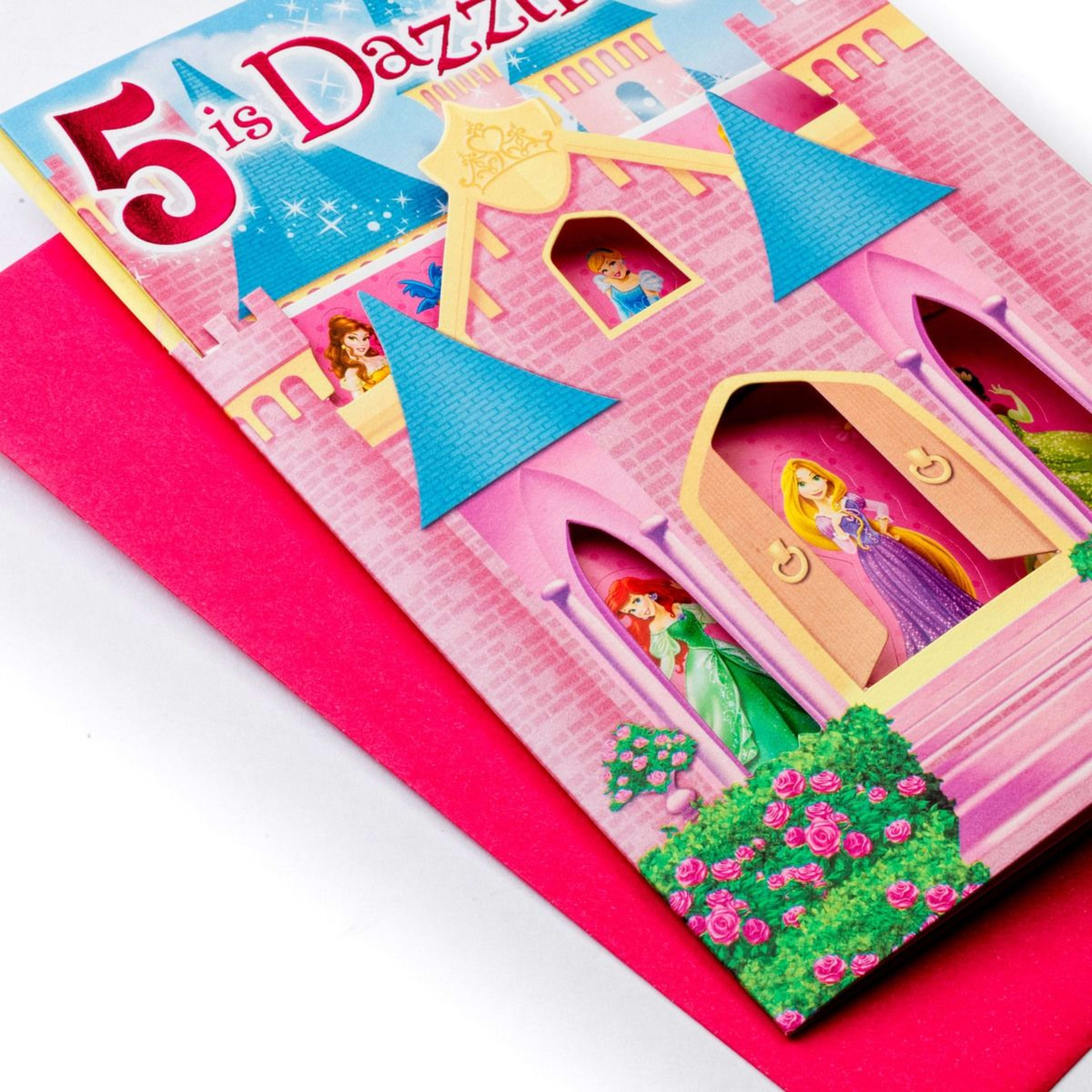Hallmark Disney Princess Castle Birthday Card - Age 5 - Kmart