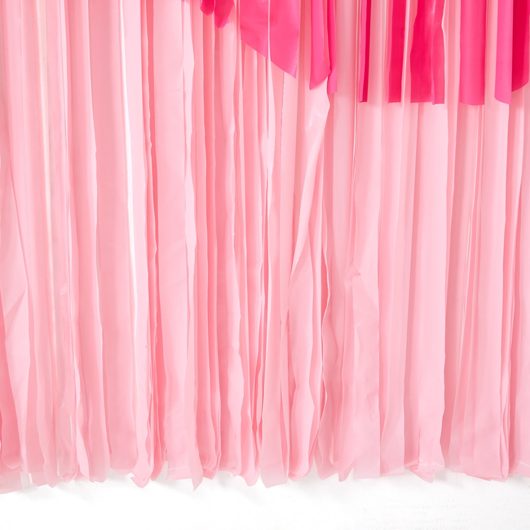 Pink Streamer Backdrop - Kmart