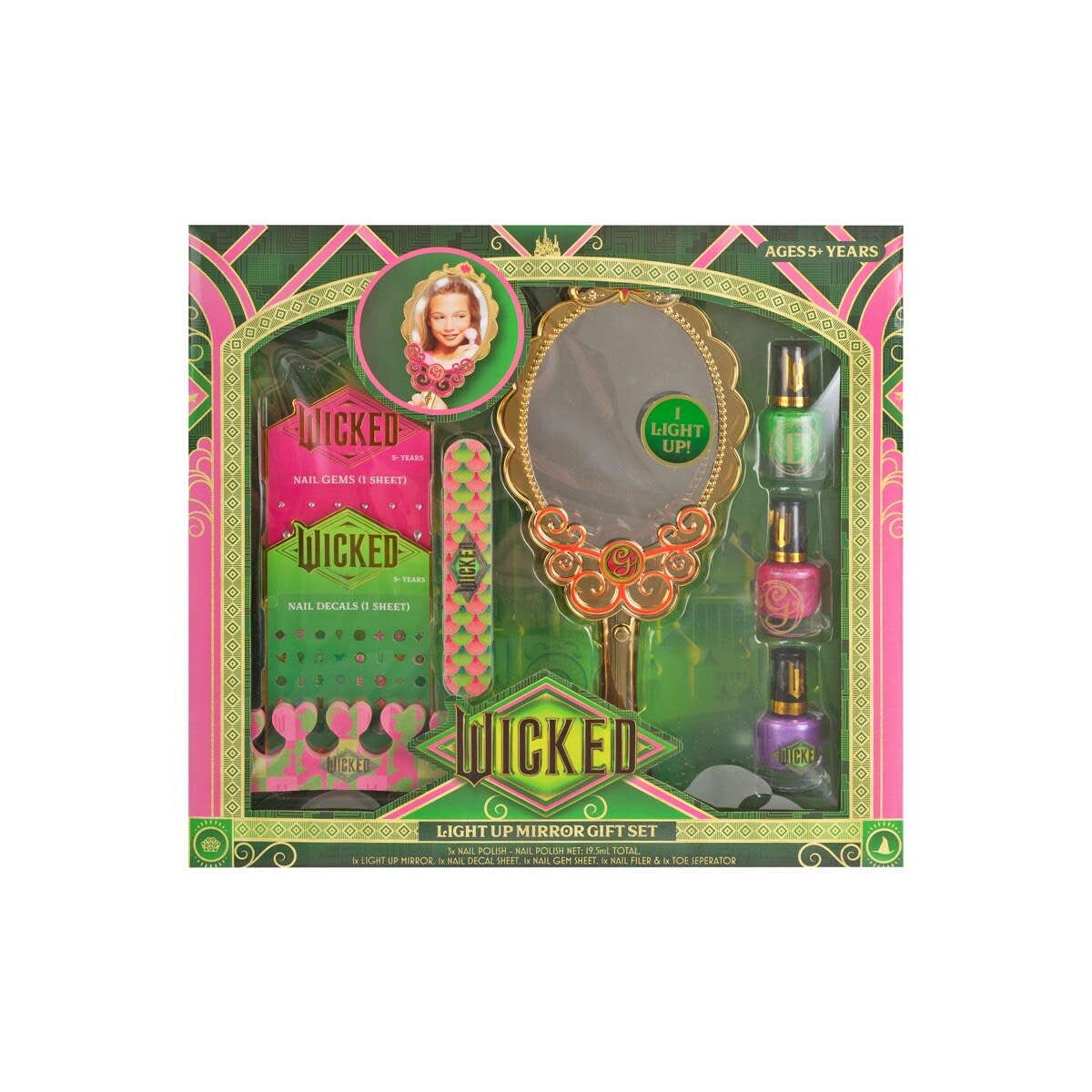Wicked Light Up Mirror Gift Set - Kmart