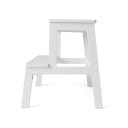 Panelled Step Stool - White - Kmart