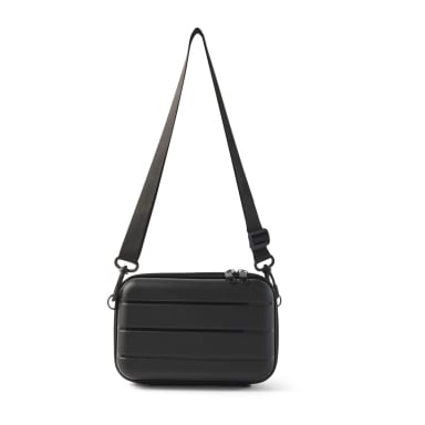 Mini Hard Case Organiser with Strap - Black - Kmart