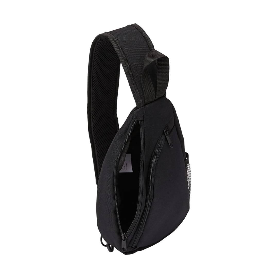 Travel Crossbody Teardrop Shape Bag - Black - Kmart