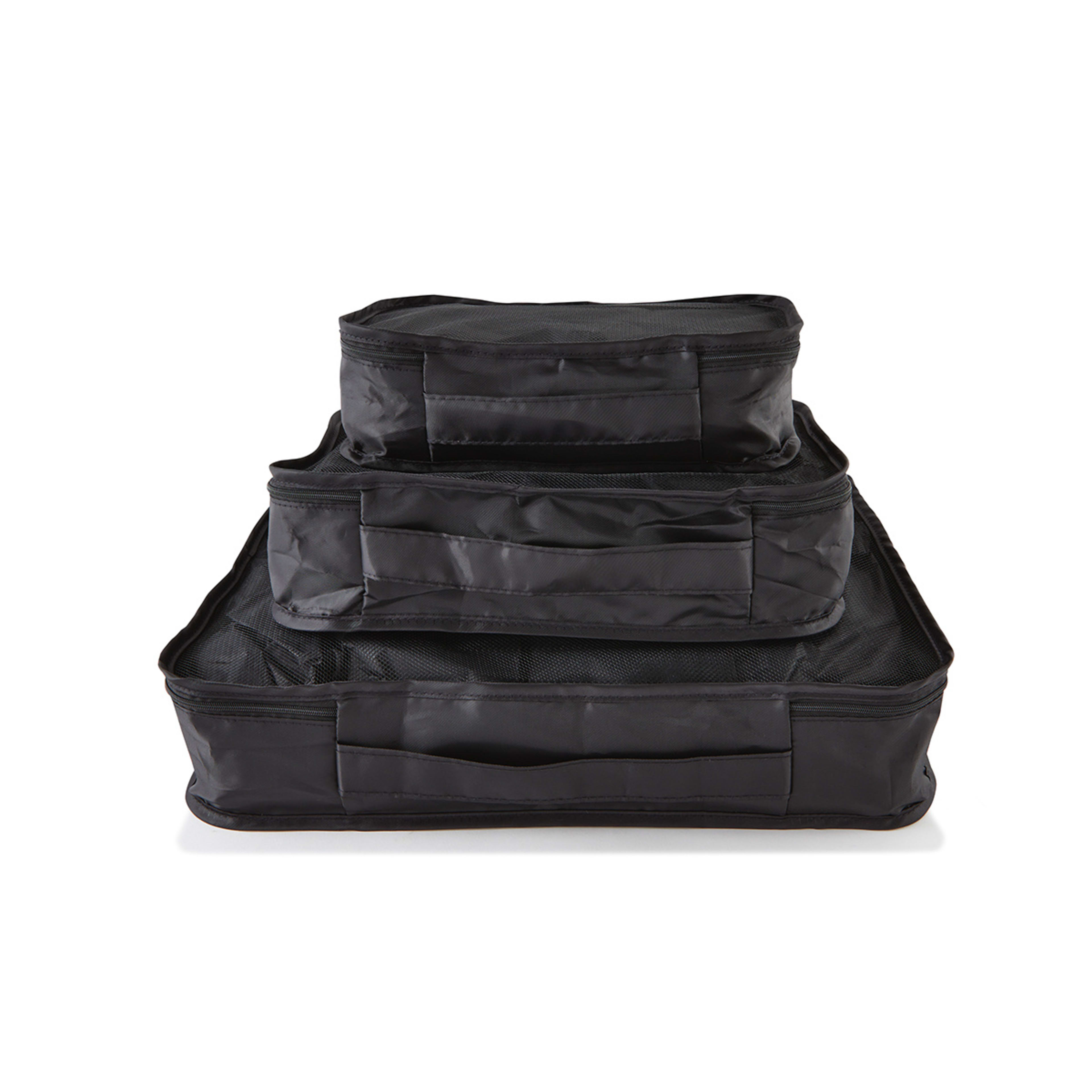 3 Piece Packing Cube - Black - Kmart