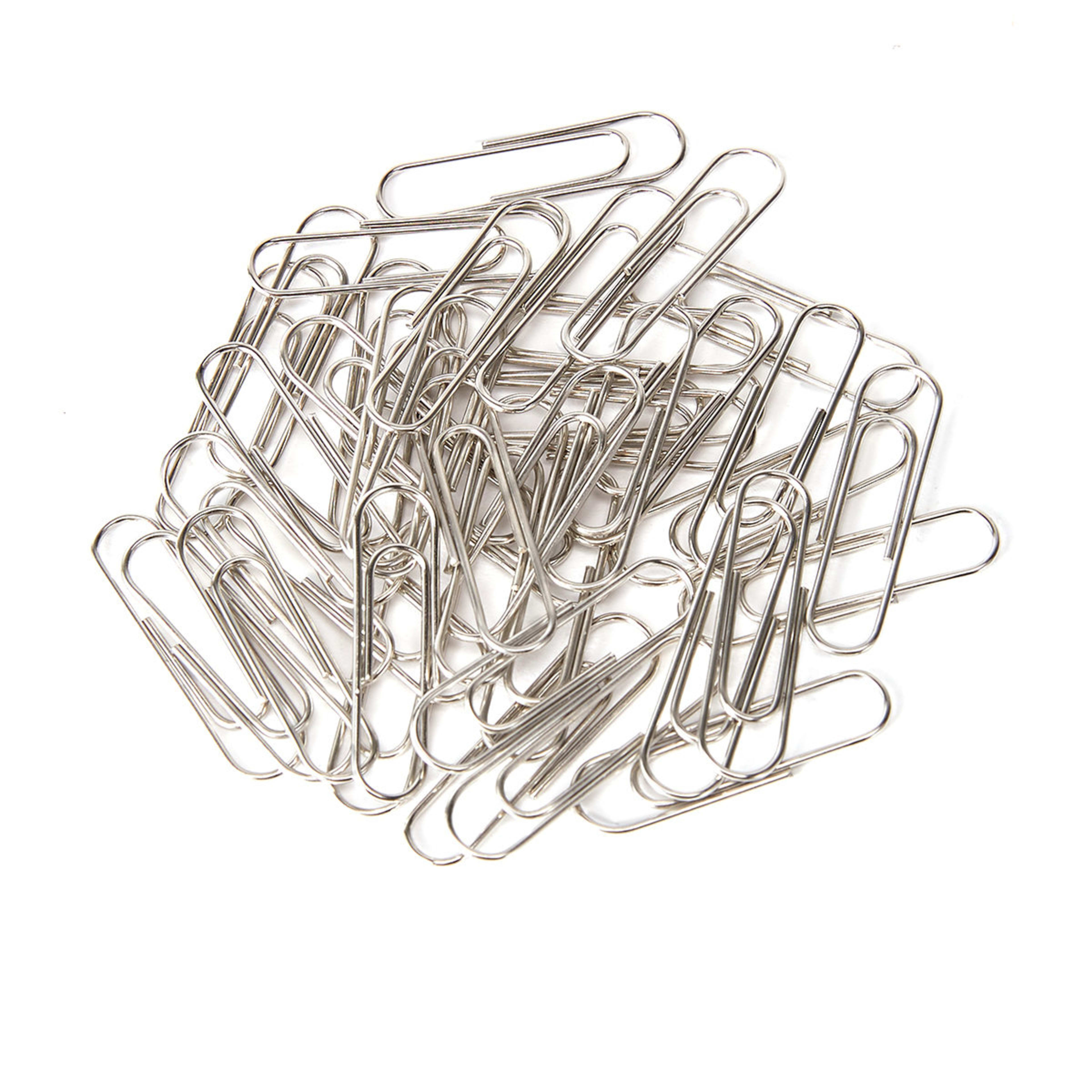 250 Pack 28mm Paper Clips - Silver - Kmart