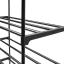 4 Tier Stackable Black Shoe Rack - Kmart