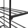 4 Tier Stackable Black Shoe Rack - Kmart