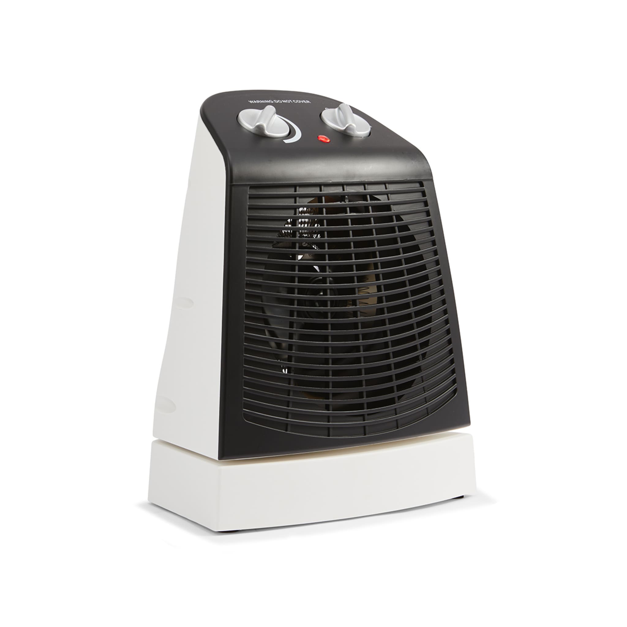 Oscillating Fan Heater - Black and White - Kmart