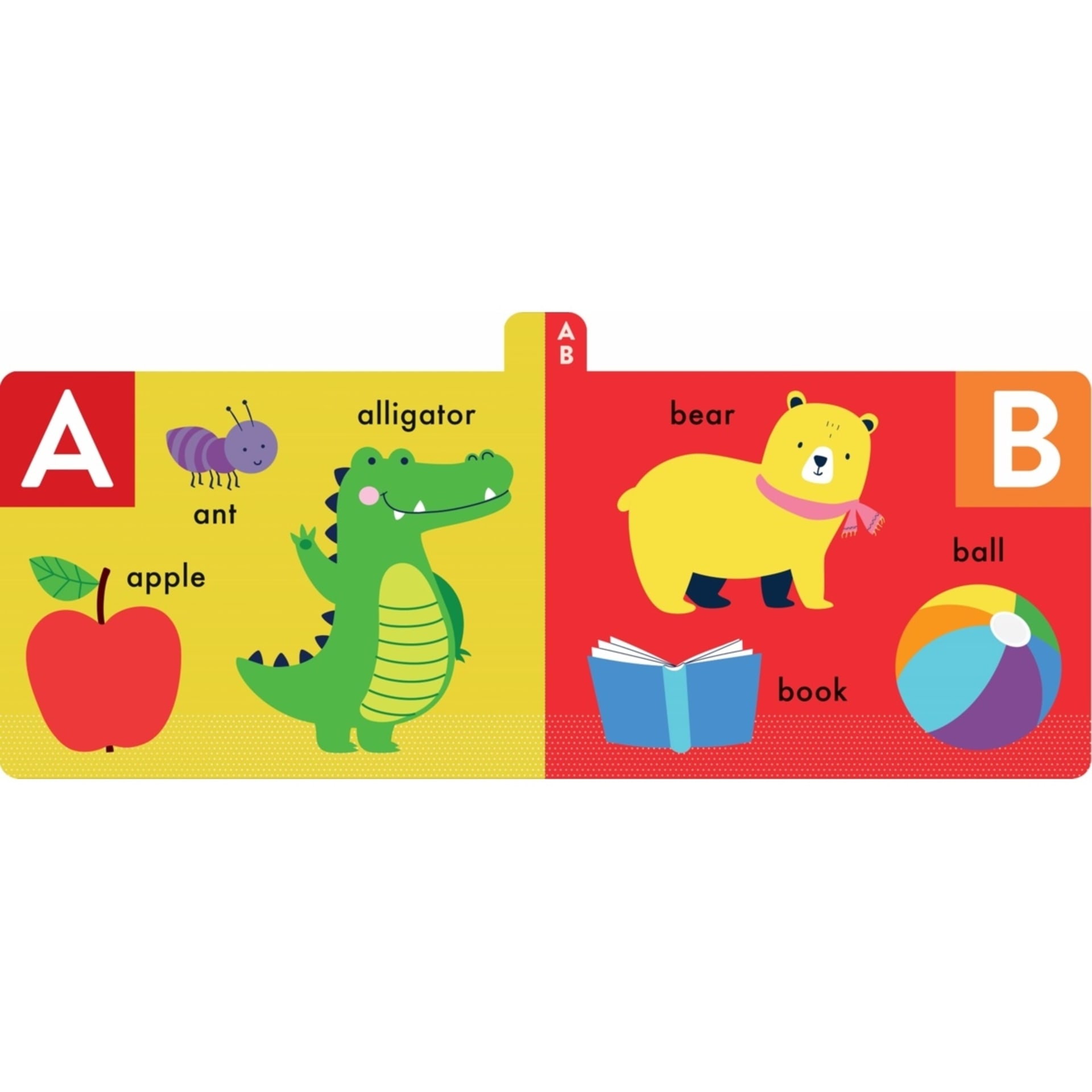 ABC - Chunky Tabbed Board Book - Kmart NZ