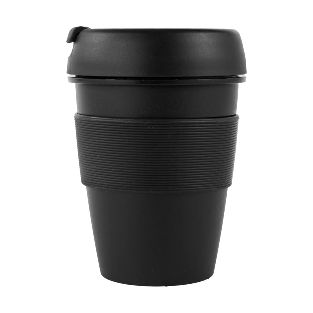 430ml Black Reusable Travel Cup - Kmart