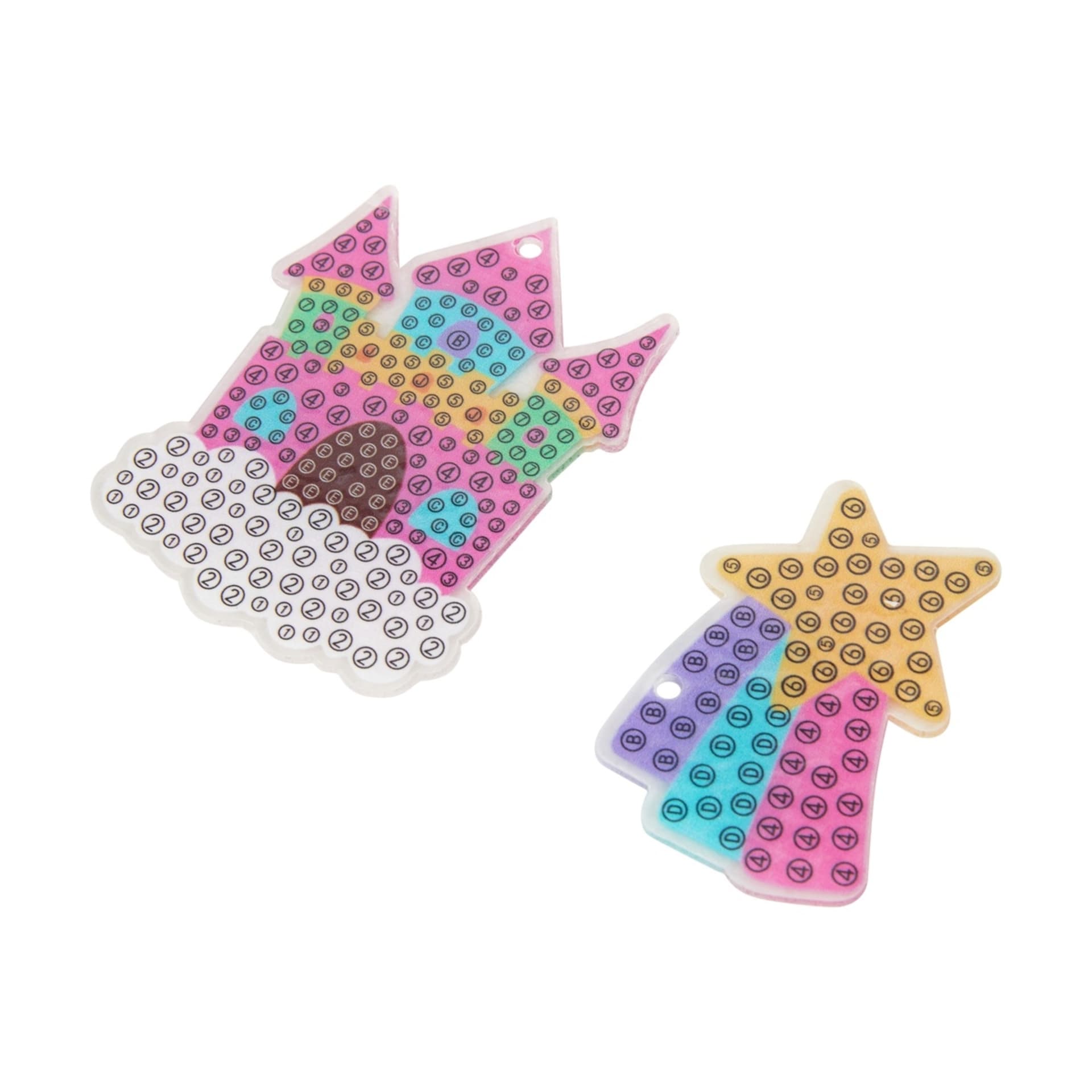 Make Your Own Gem Keychains: Gem by Numbers Keyring Set - Kmart