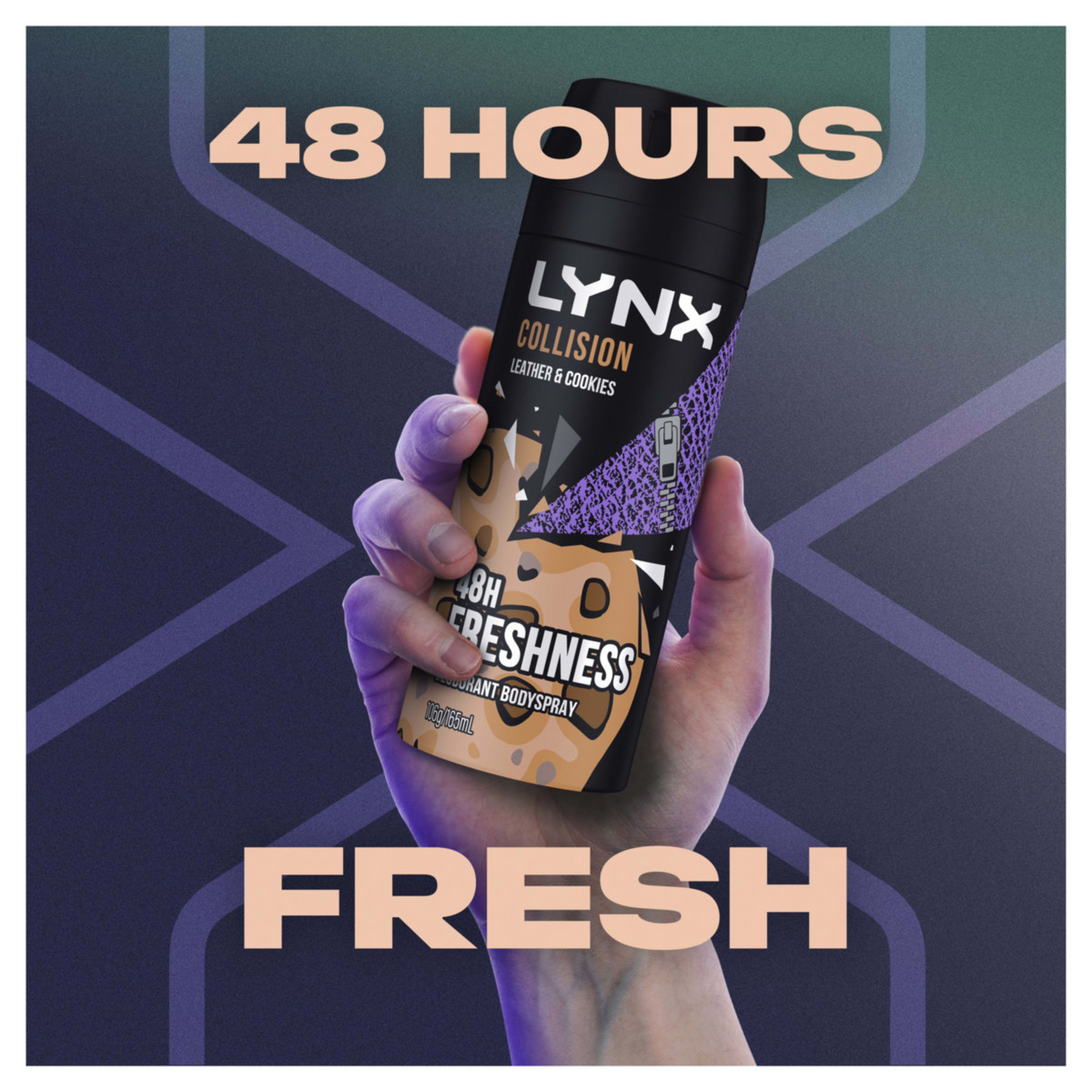 LYNX Collision Leather and Cookies Deodorant Bodyspray - Kmart