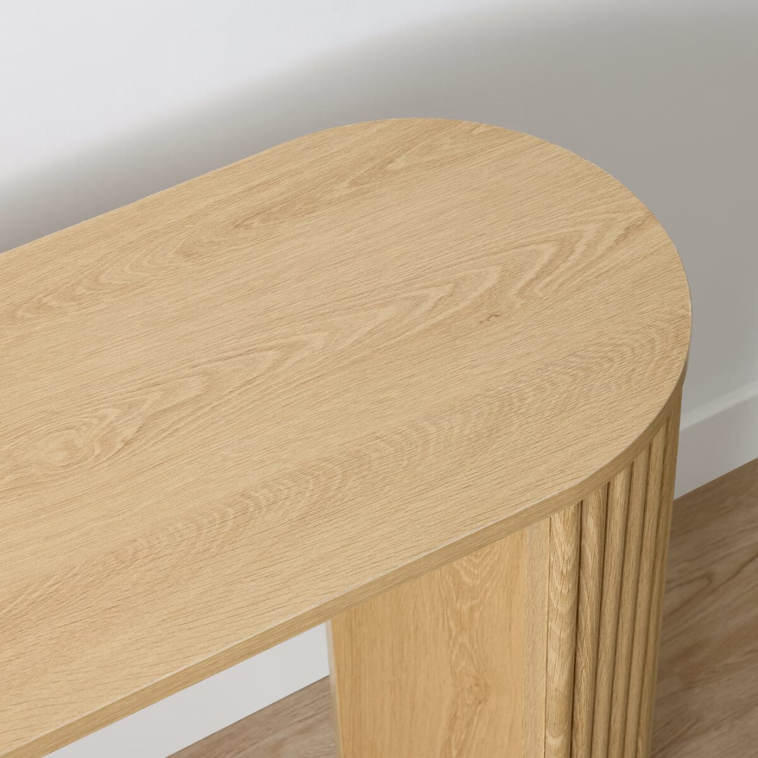 Ribbed Console Table - Kmart