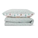 Cotton Reversible Cot Quilt Cover Set - Woodland - Kmart
