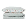 Cotton Reversible Cot Quilt Cover Set - Woodland - Kmart