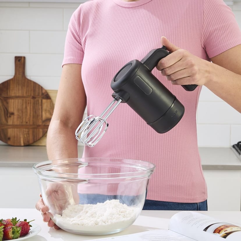 Portable USB Hand Mixer - Black - Kmart