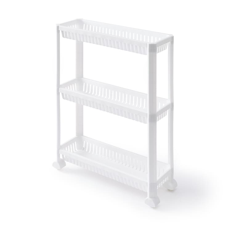 3 Tier Plastic Trolley - White - Kmart
