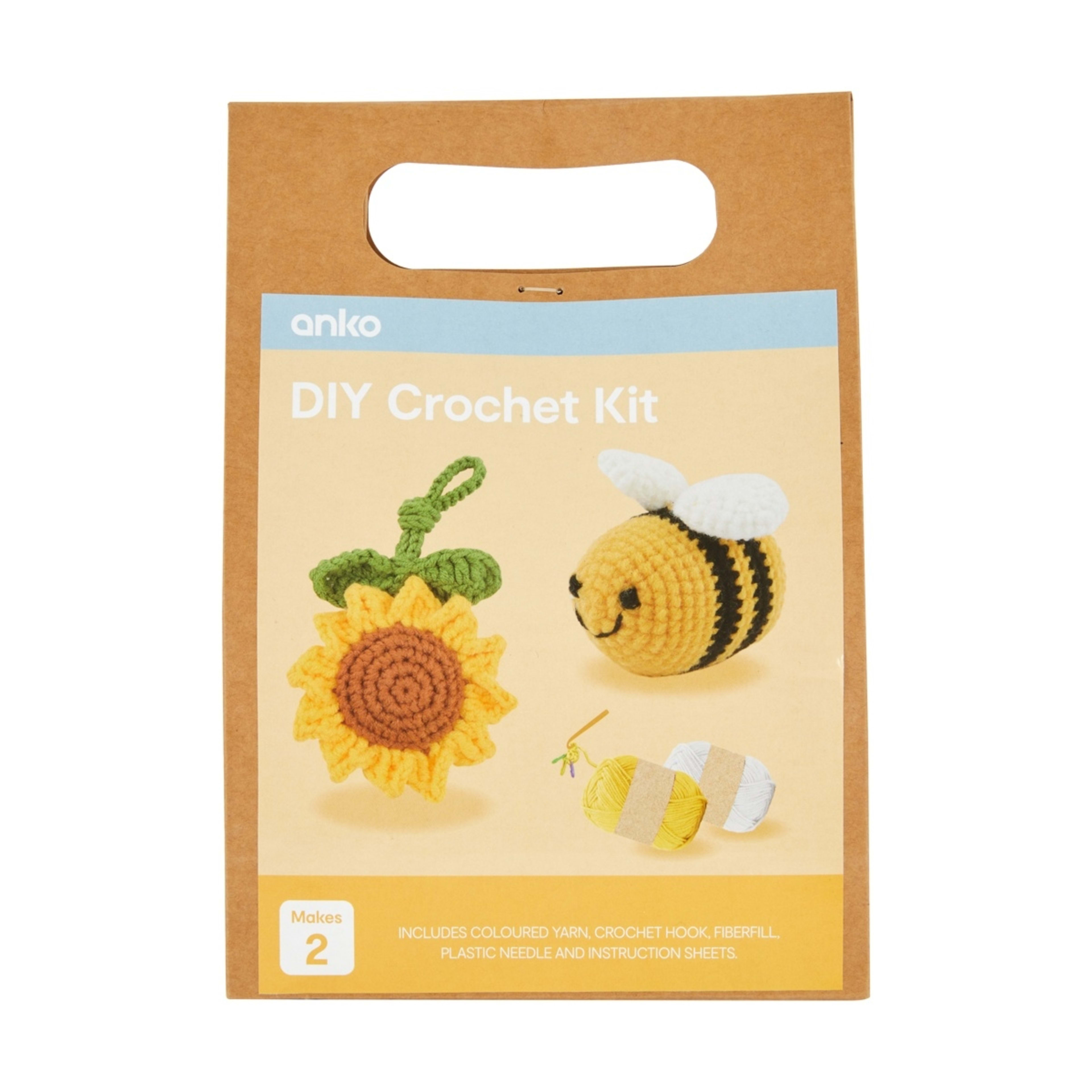 DIY Mini Crochet Kit - Bee - Kmart