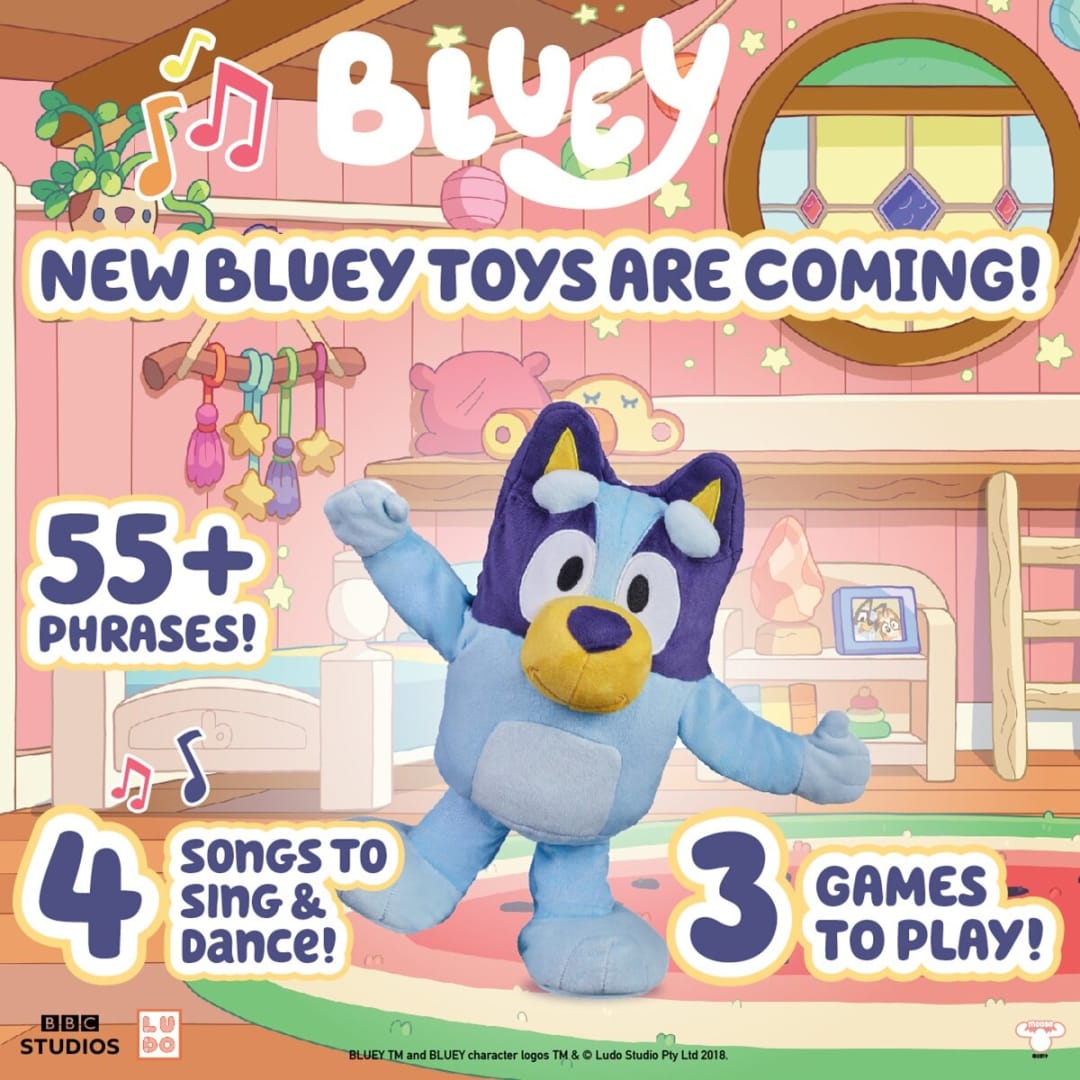 Dance & Play Bluey Plush Toy - Kmart