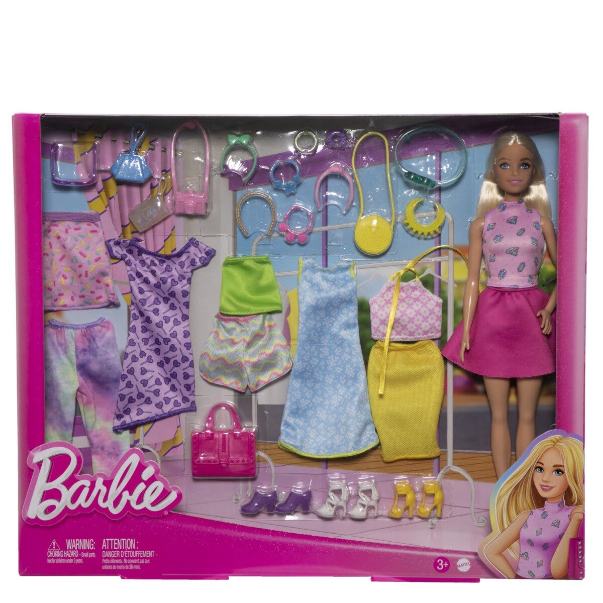 Barbie Mix-and-Match Fashion Clothes and Doll - Kmart NZ
