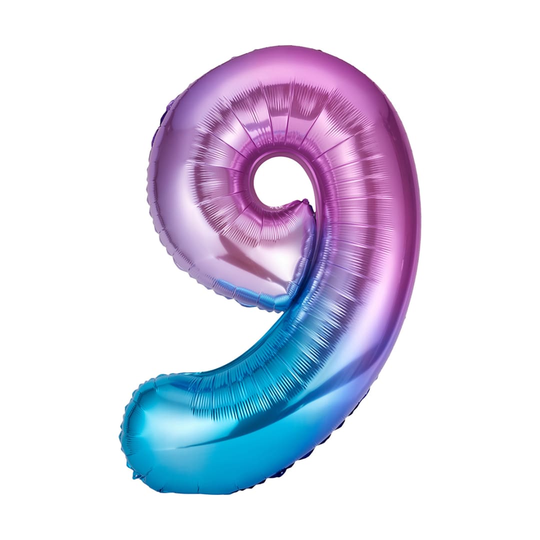 Giant Number 9 Foil Balloon - Kmart