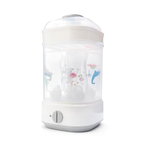 Electric Steam Bottle Steriliser - White and Grey - Kmart